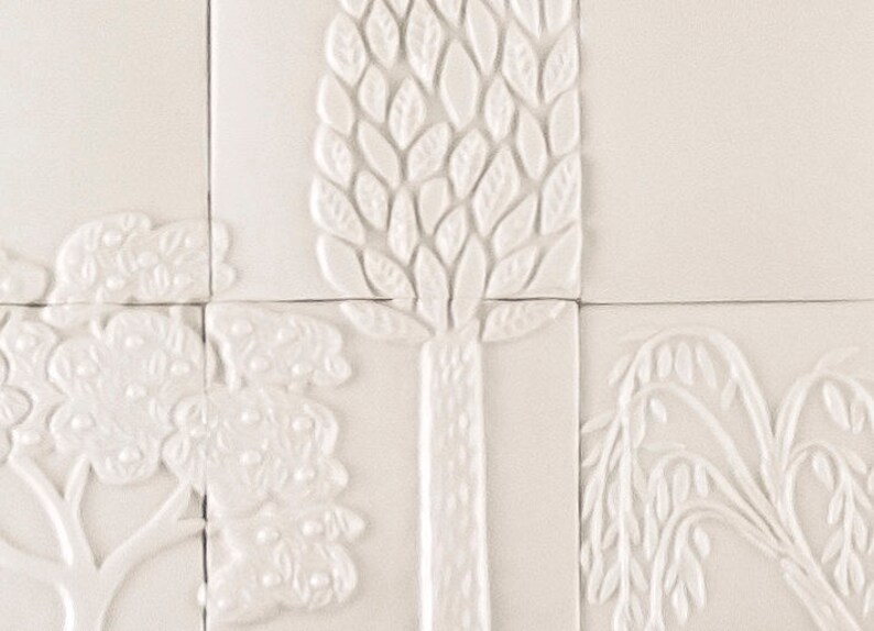 Rolling Hills Handmade Porcelain Tile Panel - Etsy