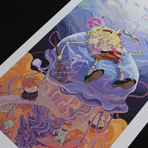 BOBBY Illustration Art Print Poster - Etsy