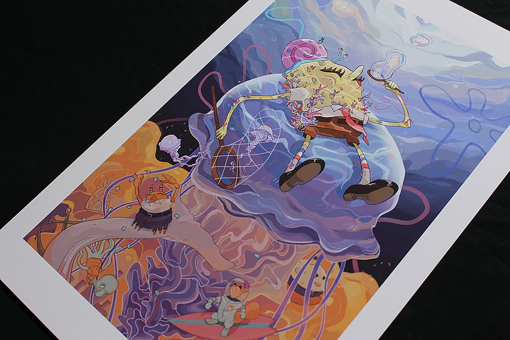 BOBBY Illustration Art Print Poster | Etsy