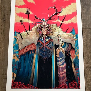 Guardian Illustration Art Print Poster - Etsy
