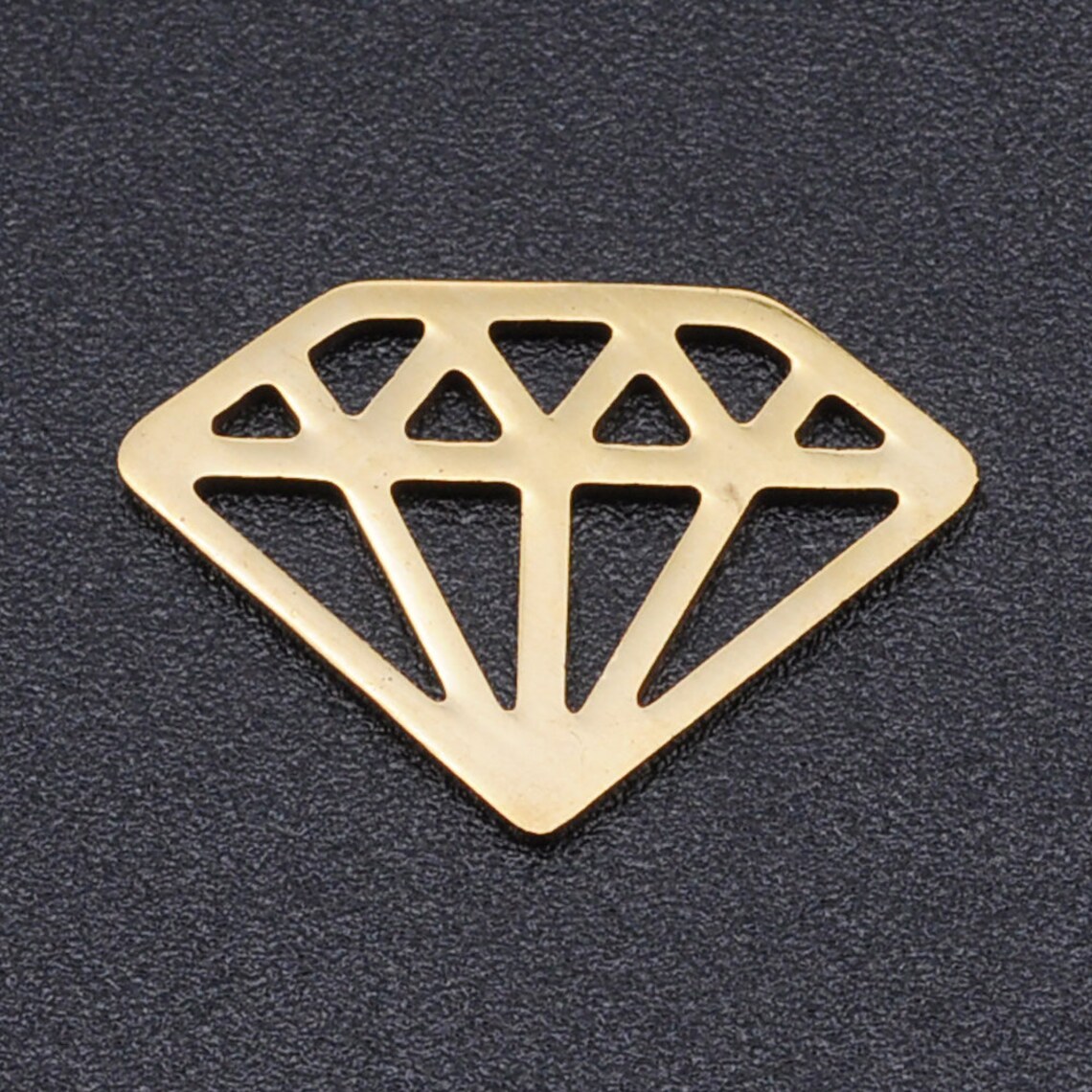 Golden Gem Connectors Stainless Steel Charms Jewellery Making | Etsy