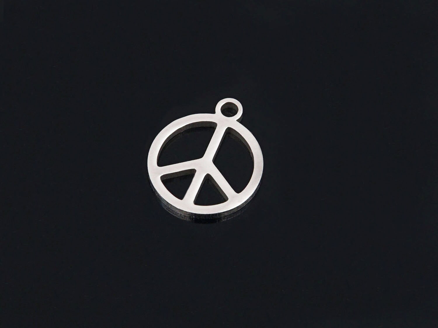 Peace Sign Stainless Steel Charms Jewellery Making Pendant | Etsy