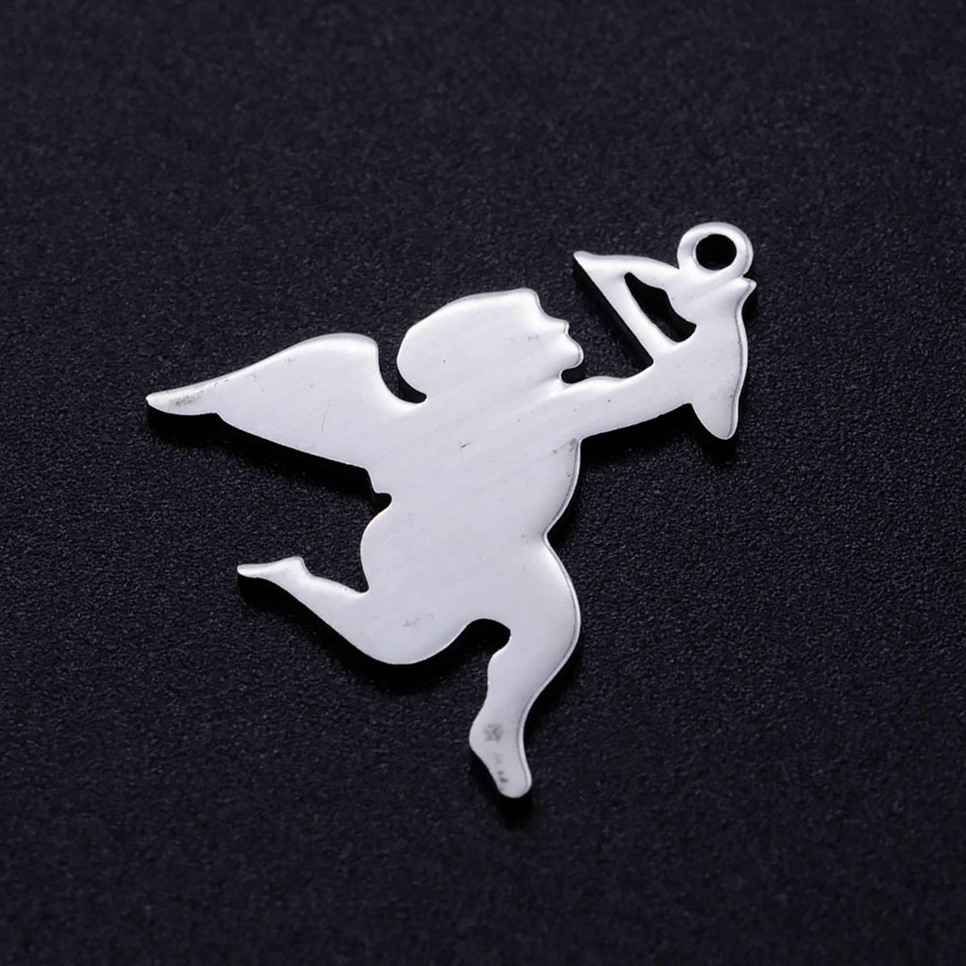 Cupid Stainless Steel Charms Jewellery Making Pendant Charms Finding ...
