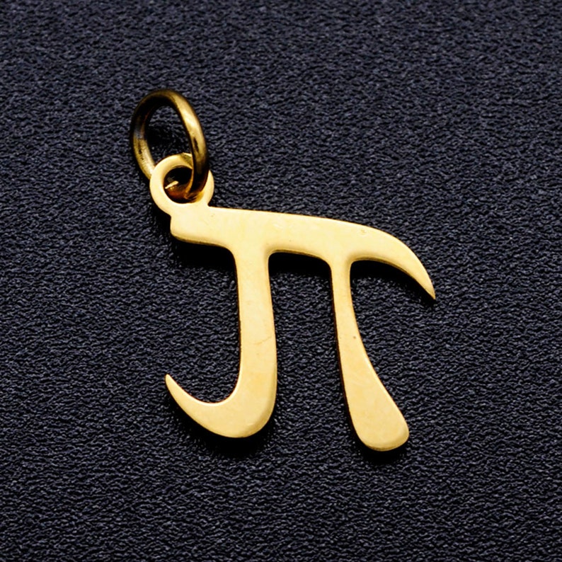 Pi Symbol π Stainless Steel Charms Jewellery Making Pendant | Etsy