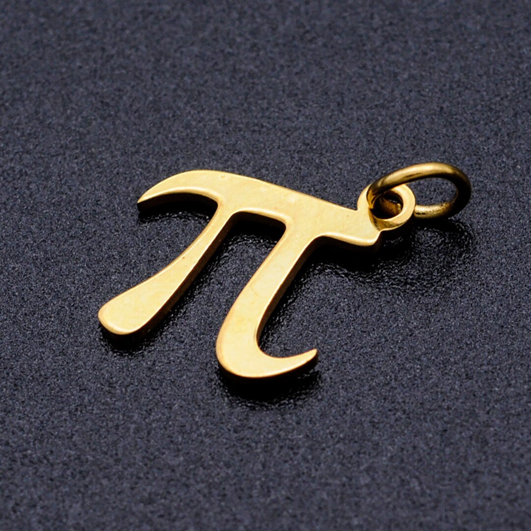 Pi Symbol π Stainless Steel Charms Jewellery Making Pendant Charms ...