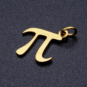 Pi Symbol π Stainless Steel Charms Jewellery Making Pendant Charms ...