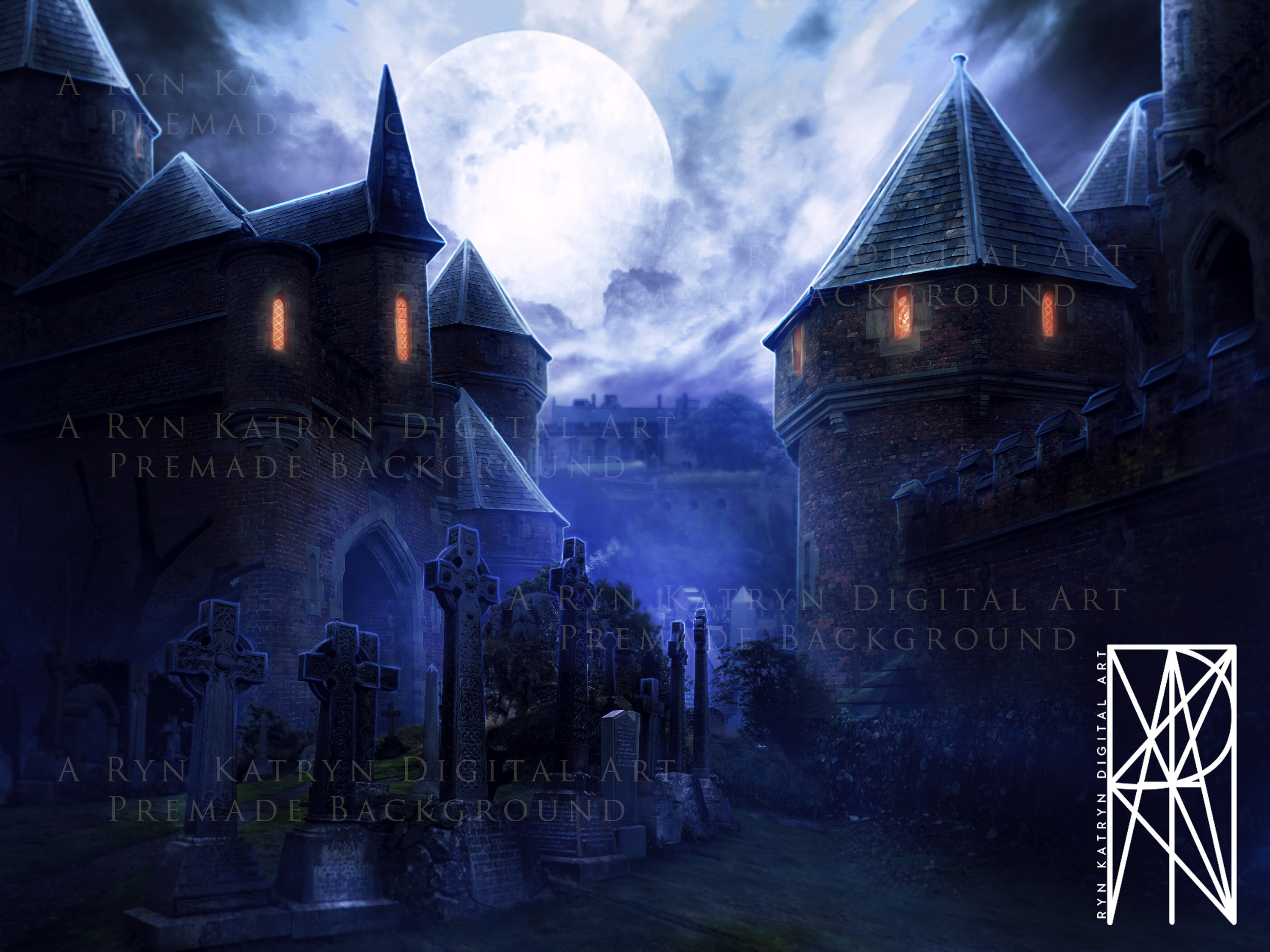 Evil Castle Background