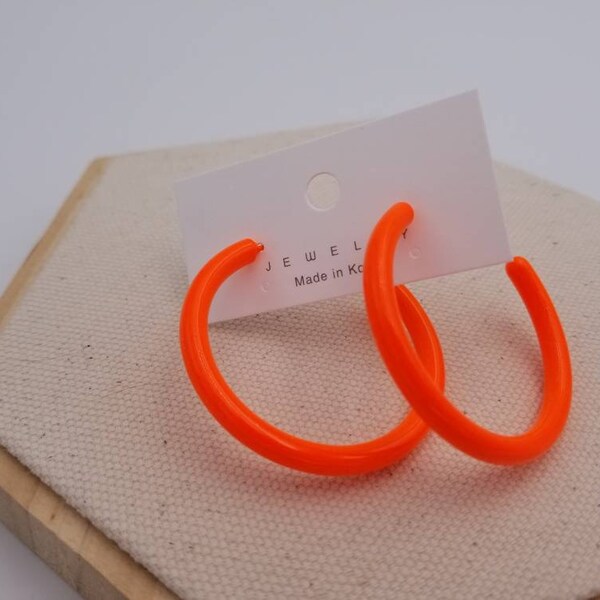 Neon Earrings - Etsy