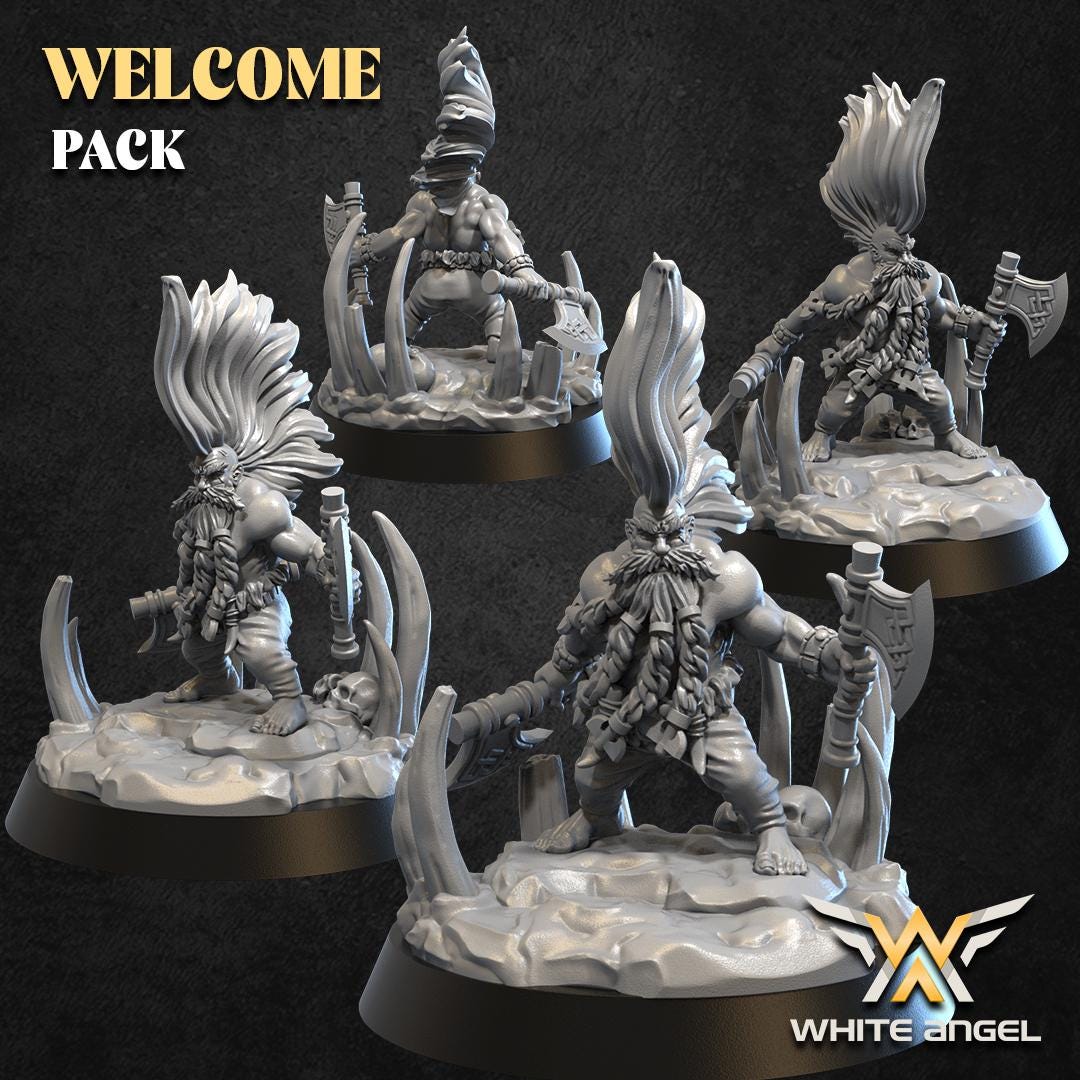 Legendary Dwarf, Dwarf Empire, White Angel Miniatures - Etsy