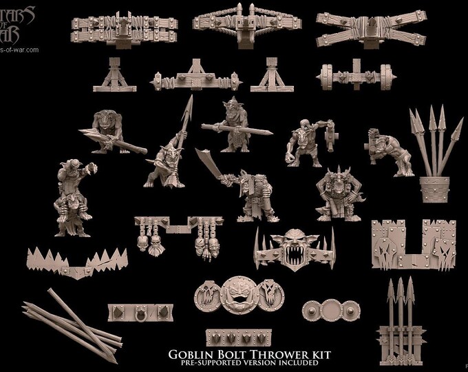 Goblin Bolt Thrower Kit - 3 Multipart Units - Avatars of War - Etsy