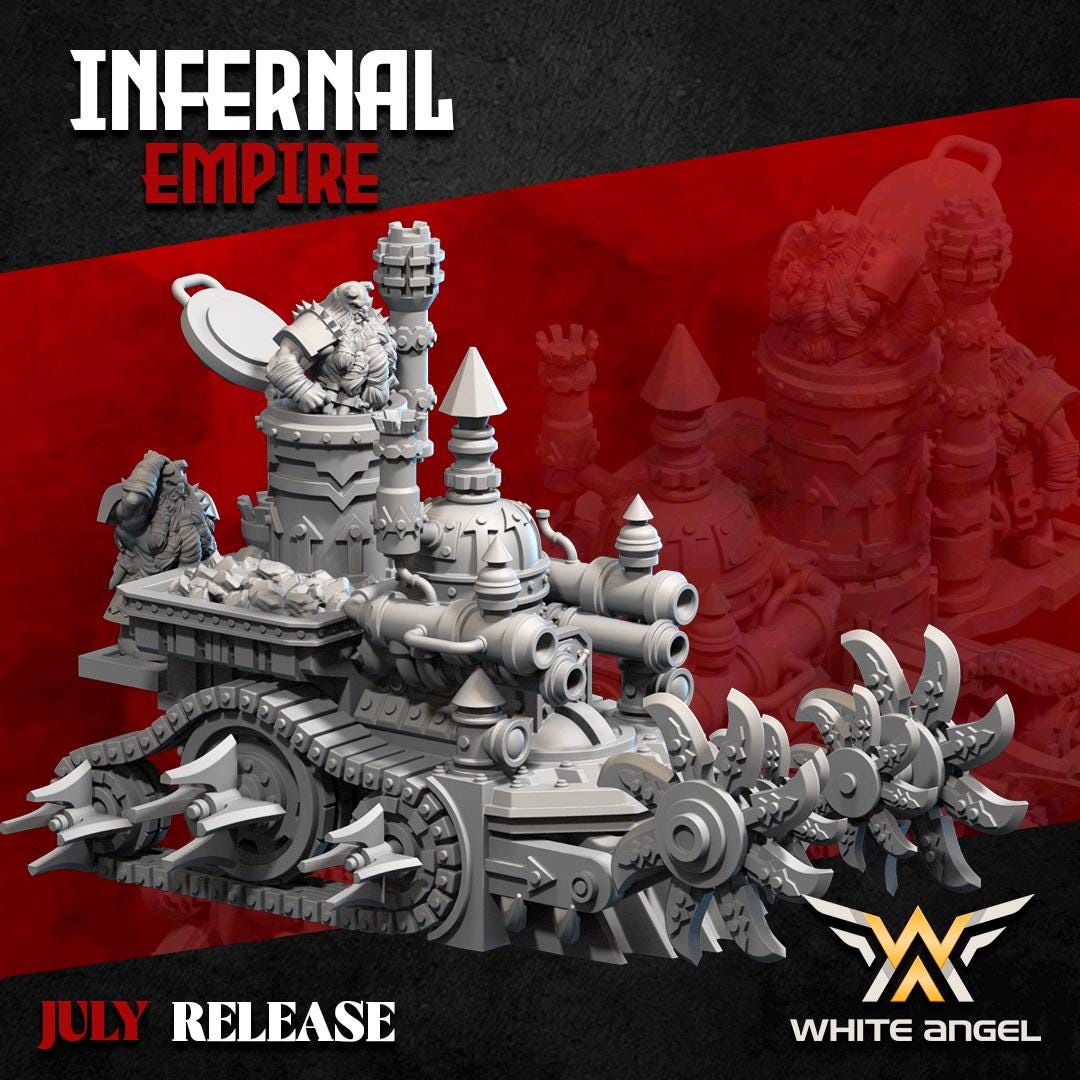 Infernal Demon Machine - Infernal Empire, White Angel Miniatures - Etsy