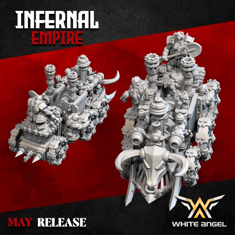 Infernal Smoke Machine - Infernal Empire, White Angel Miniatures - Etsy