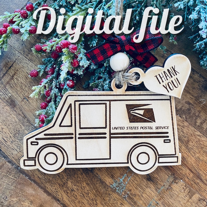 Mail Truck Svg - Etsy