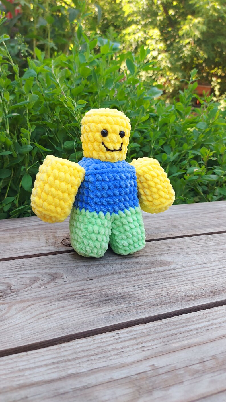 Roblox Noob Plush Toy Toy for Gamer - Etsy