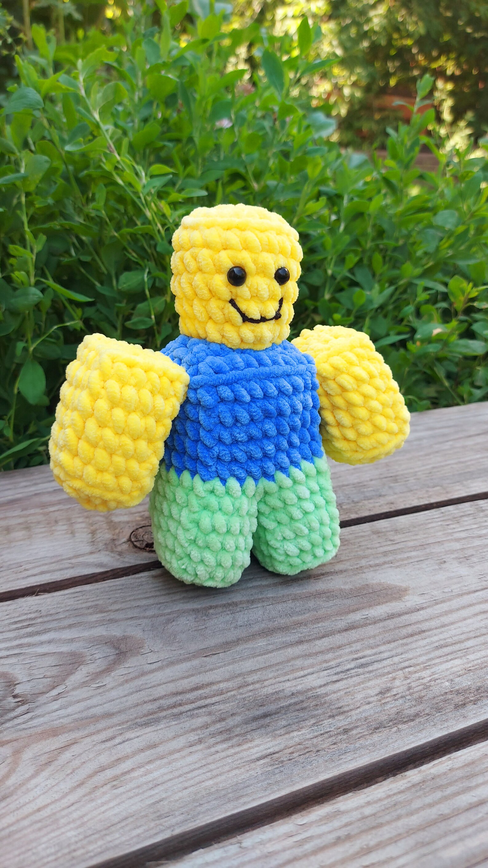 Roblox Noob Plush Toy Toy for Gamer - Etsy