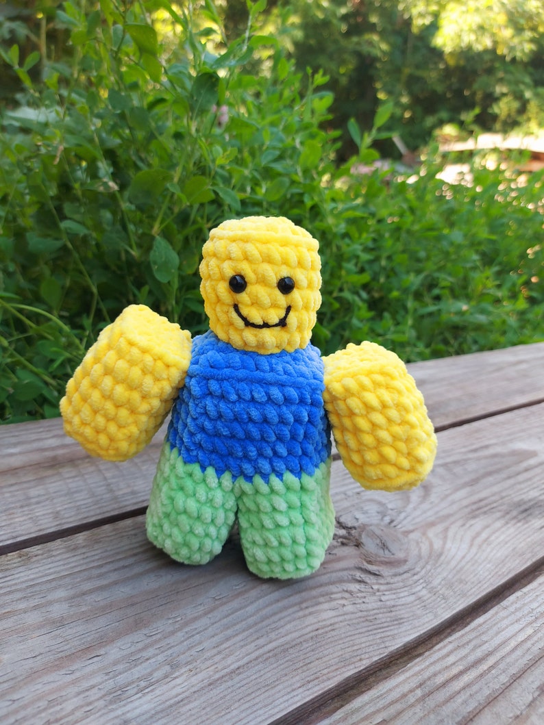 Roblox Noob Plush Toy Toy for Gamer - Etsy