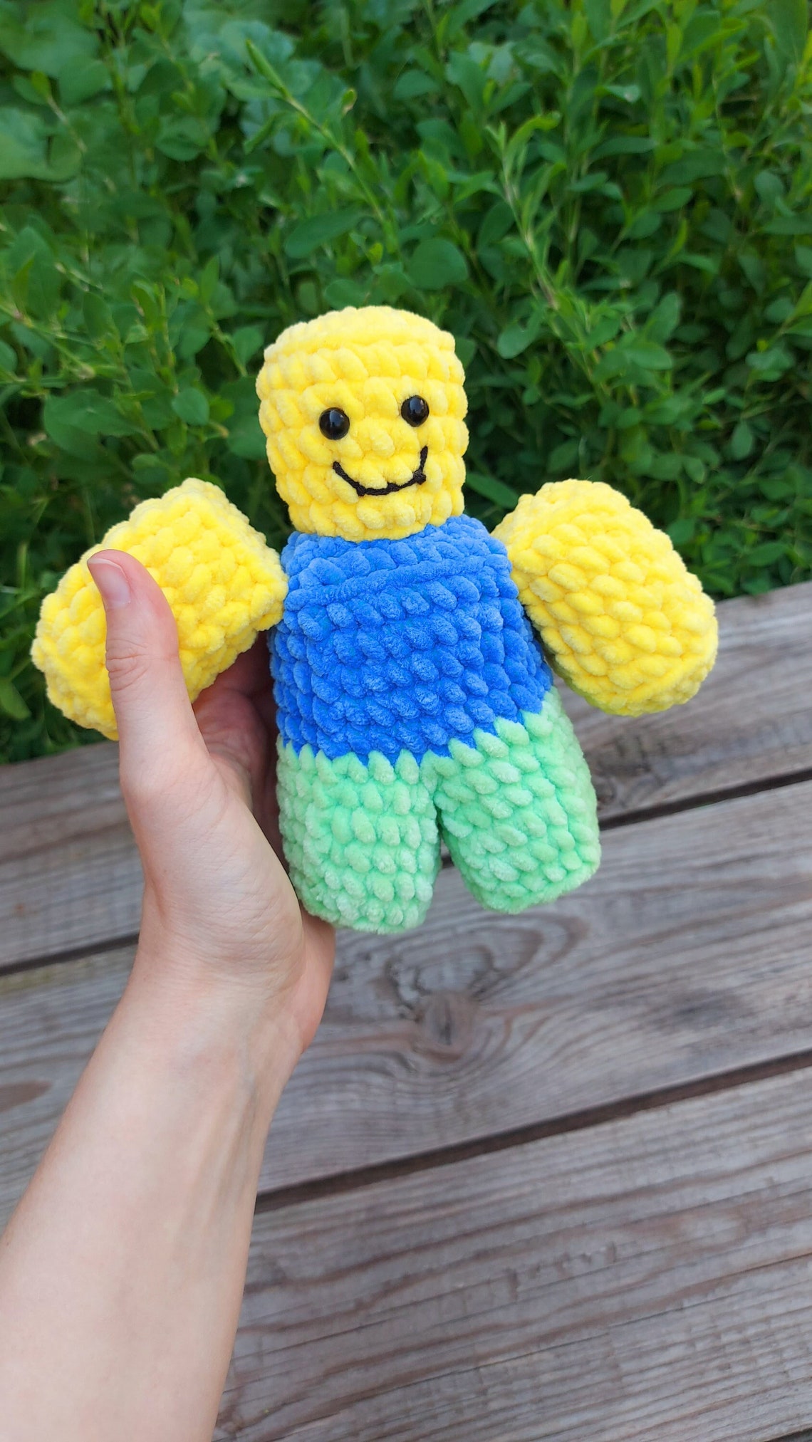 Roblox Noob Plush Toy Toy for Gamer - Etsy