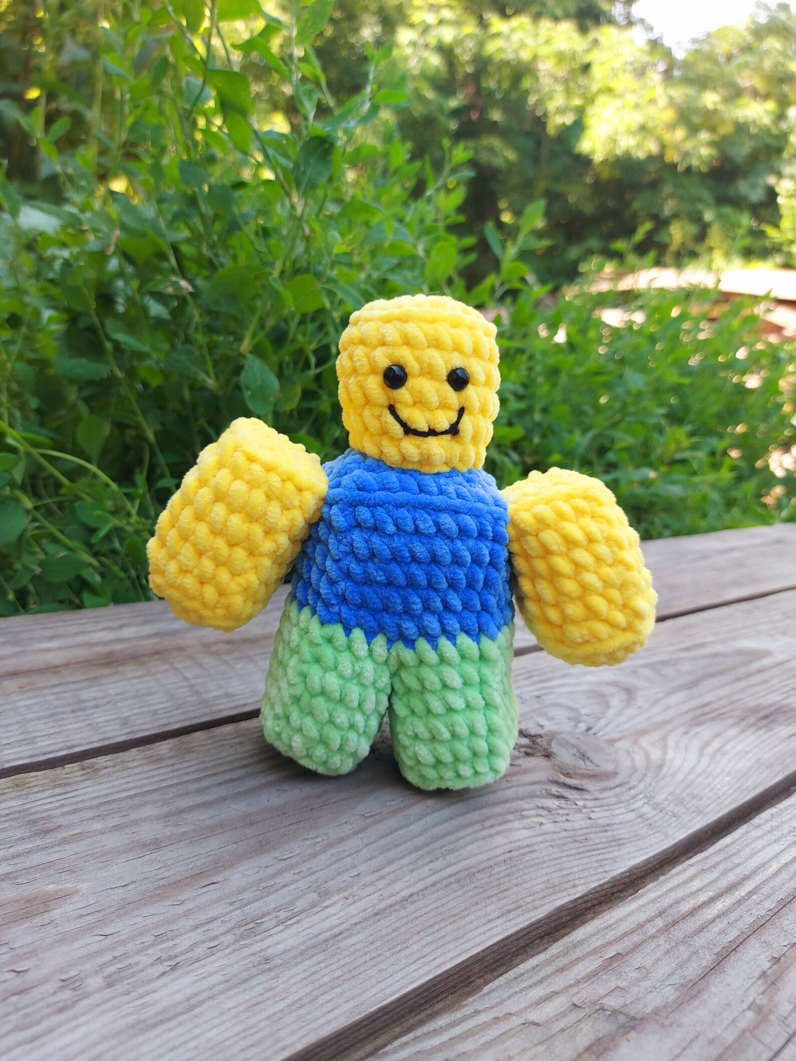 Roblox Noob Plush Toy Toy for Gamer - Etsy