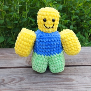 Roblox Noob Plush Toy Toy for Gamer - Etsy