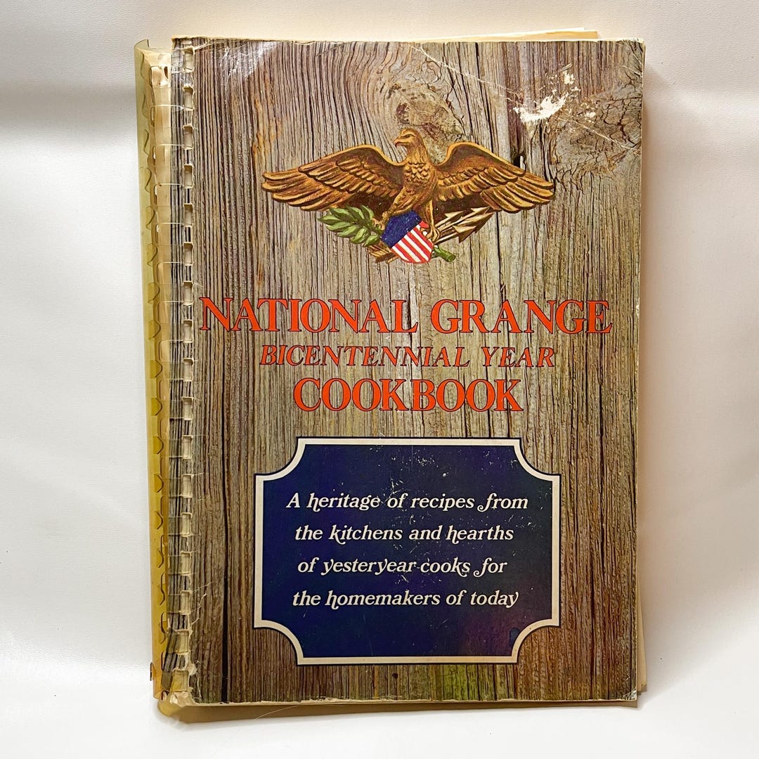 National Grange Bicentennial Year Cookbook - 1976 - Etsy