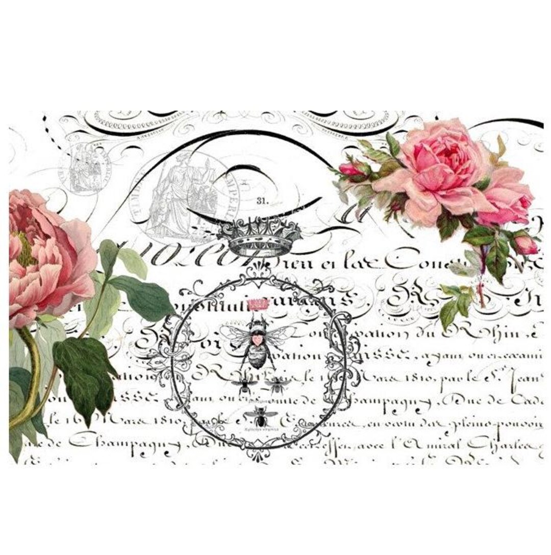 Queen Bee Decoupage Paper - Roycycled Treasures | 18lb 30" X 20" - Etsy