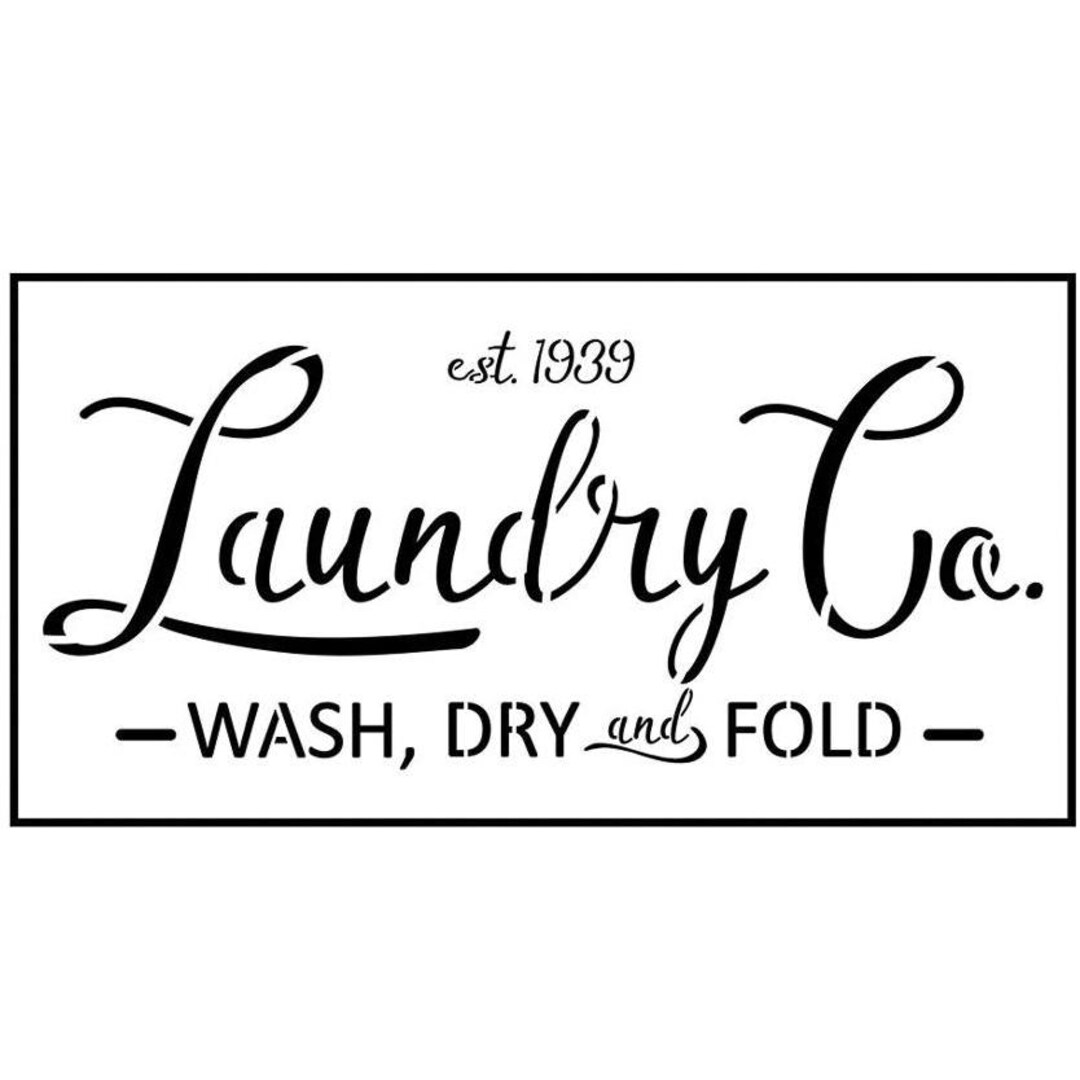 Laundry Sign Stencil – JRV | Durable & Reusable 15mil Mylar - Etsy