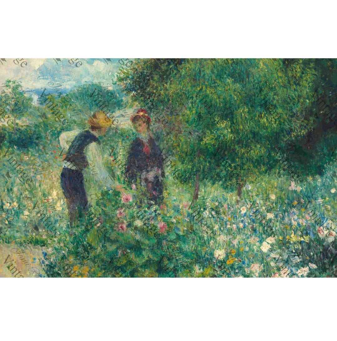 Picking Flowers Medium Rice Paper - JRV - 23.5" X 15.5" - Etsy