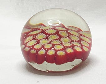 Hand Blown Art Glass Paperweight Signed Nelson, Vintage Handcrafted ...