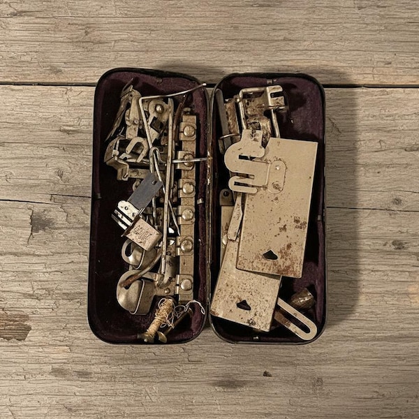 Old Tin Sewing Boxes - Etsy