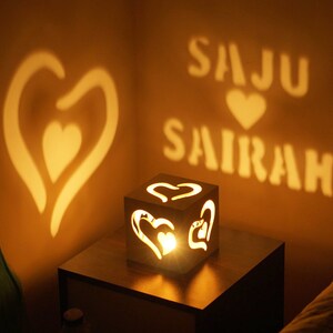 Candle Lantern for Long Distance Love Relationship, Cozy Wooden Lantern ...