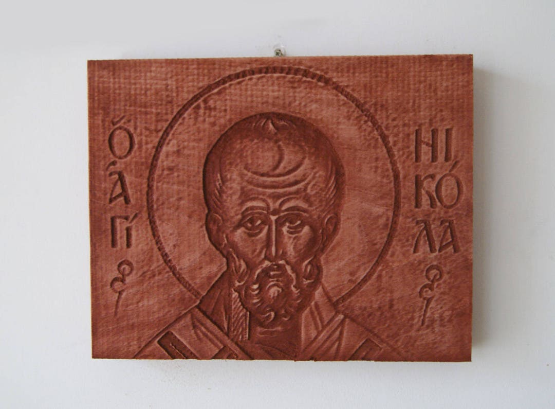Wooden Iconography Eastern Orthodox Icons of Saints Wooden Carving ...