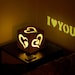 Custom LED Light Lamp Engraved Magic Box Romantic Gift Birthday Gift ...