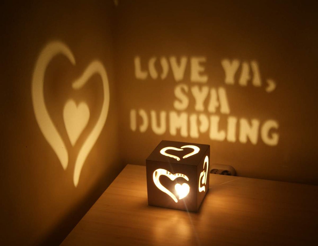 Candle Lamp With Light up Letters Letter Lights or Custom - Etsy