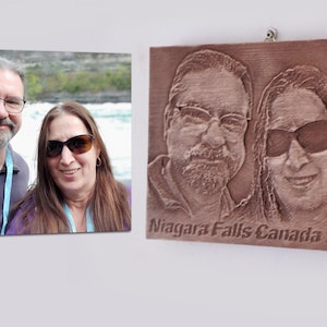 Custom Wood Carving, Custom Photo, Custom Message, Wood Carving Picture ...