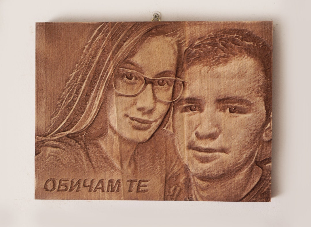 Custom Wood Carving, Custom Photo, Custom Message, Wood Carving Picture ...