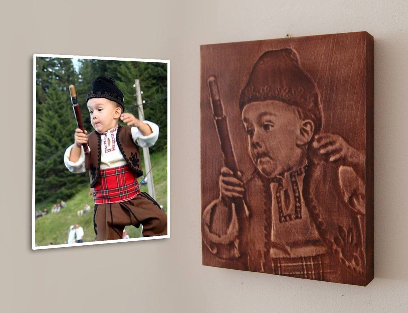 Portrait Carving Engraving Customized Woodcarving Solid Wood | Etsy