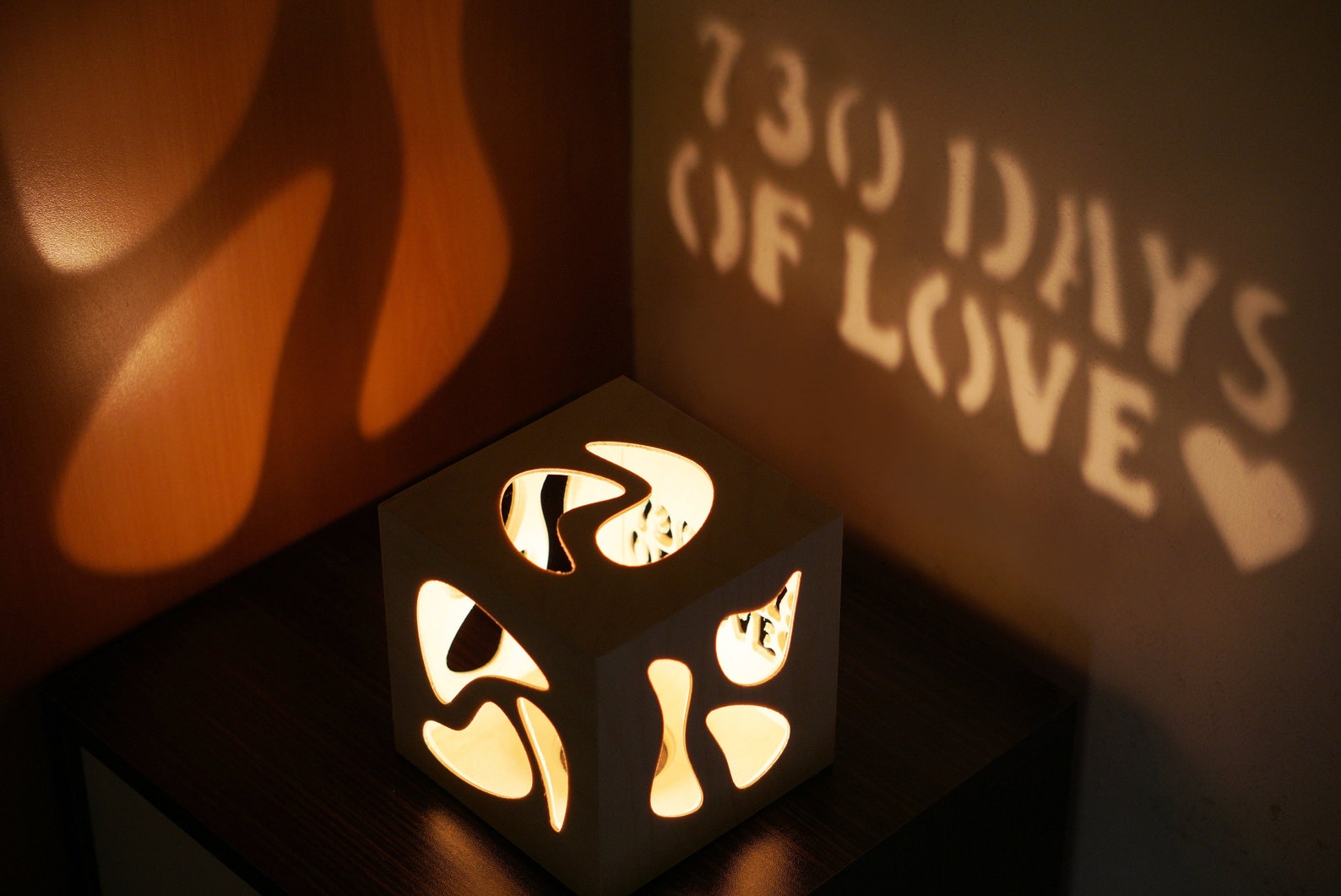 Days of Love Box Name Box or Personalized Lantern as Romantic - Etsy