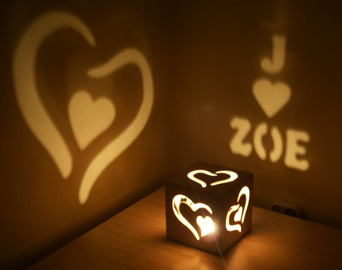 Personalized lantern magic box romance gift couple girlfriend | Etsy