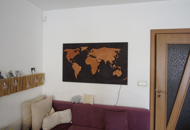 3D Wood Map Wooden World Map for Wall Hanging and Wall Decor - Etsy