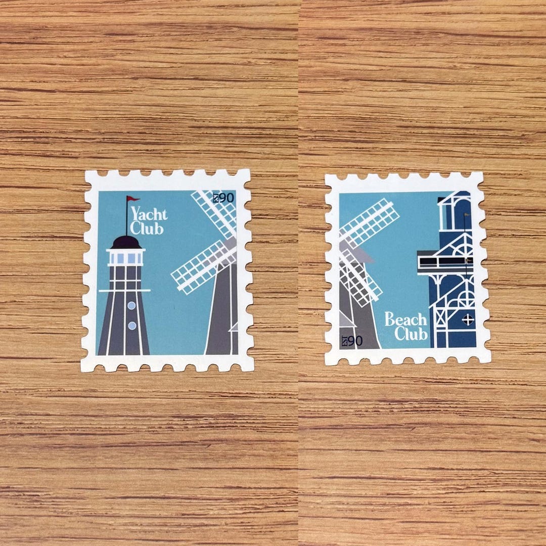 Disney Deluxe Resort Stamp Sticker Individual - Etsy