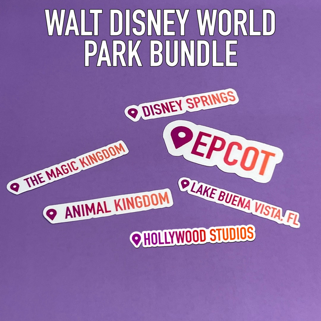 Where I've Been - Walt Disney World Bundle | Waterproof Sticker Bundle ...