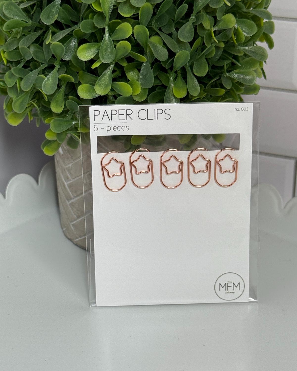 Mini Stationary Paper Clips - 5 Pieces - Etsy