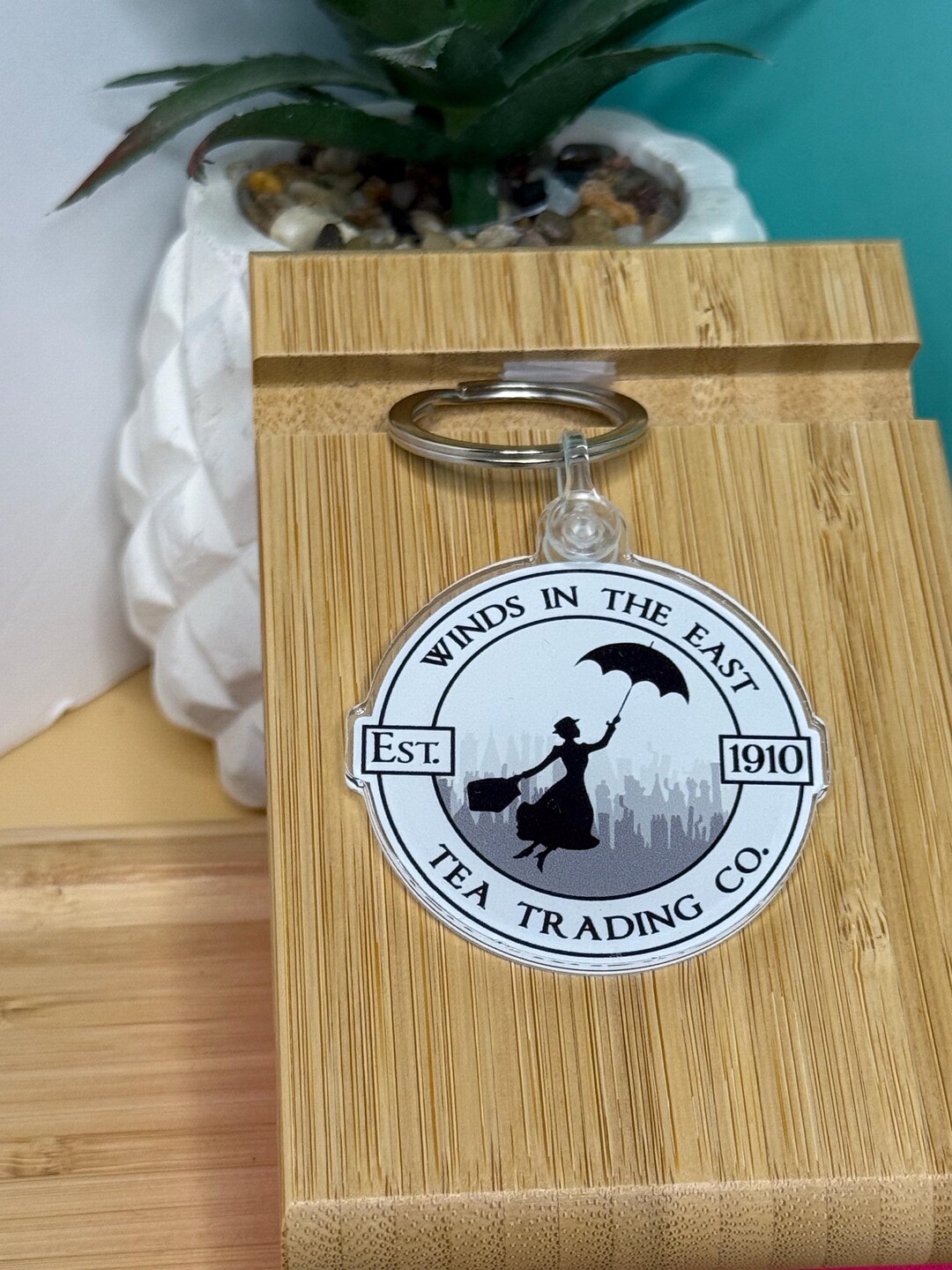 Winds in the East Tea Trading Company Acrylic Keychain - Etsy