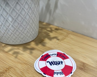 Cruise Landmarks Transparent Laptop Sticker/ Castaway Cay Wanderlust ...