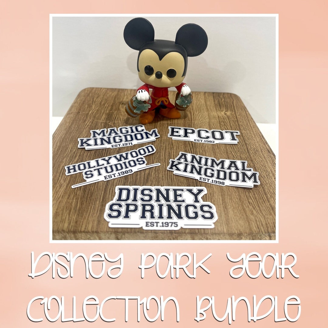 Disney Park Year Collection Bundle - Disney Parks Sticker - Etsy