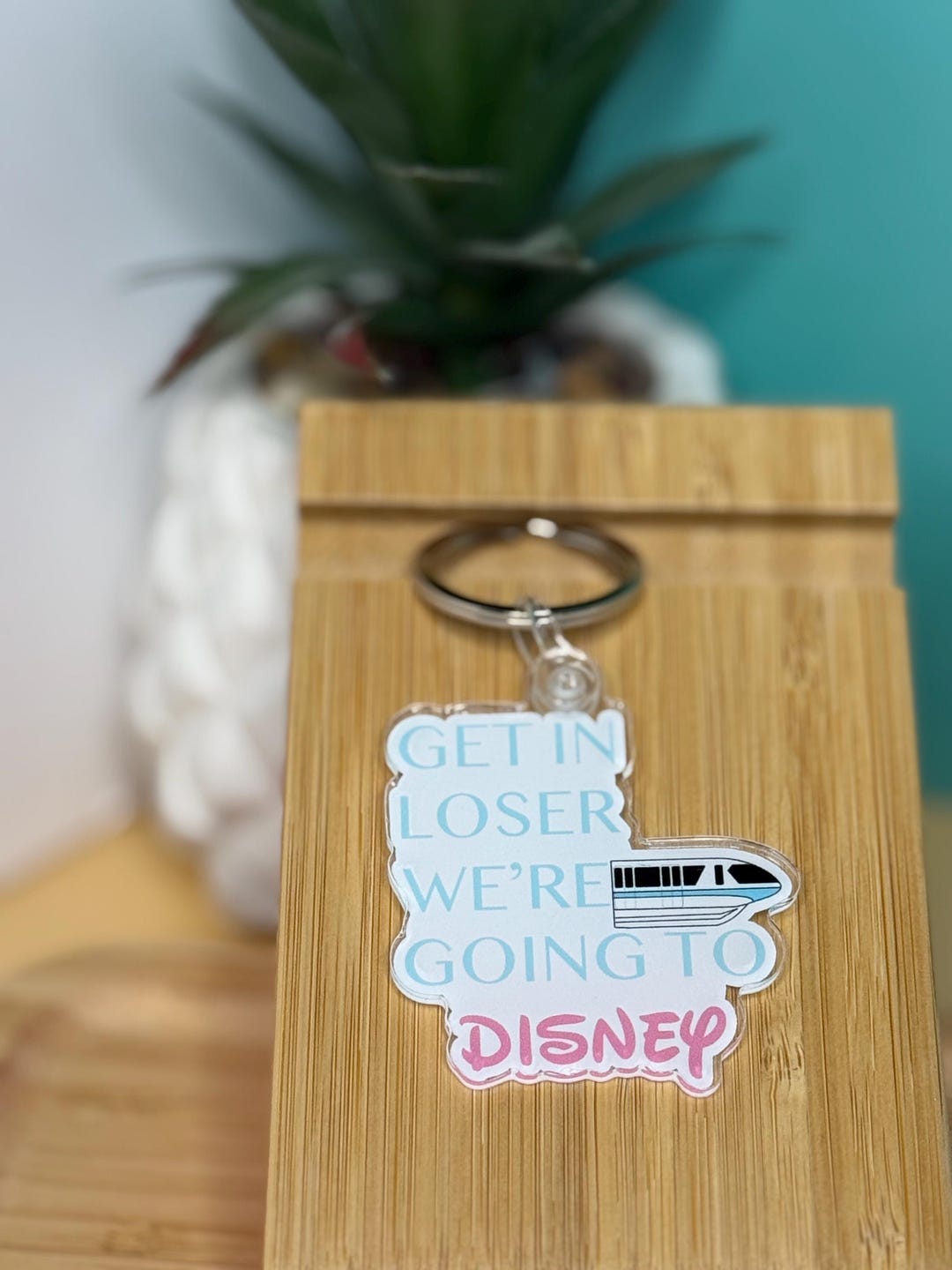 Get in Loser. We're Going to Disney Acrylic Keychain - Etsy