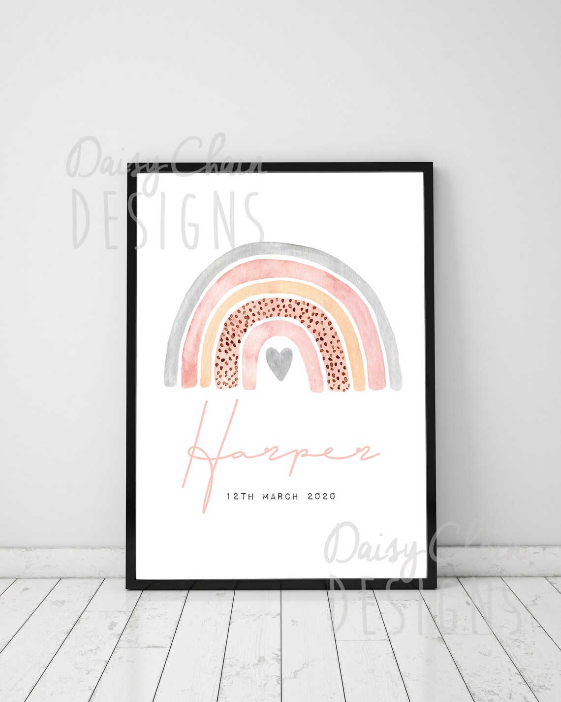 Personalised Baby Print Children's Print Nursery Decor - Etsy