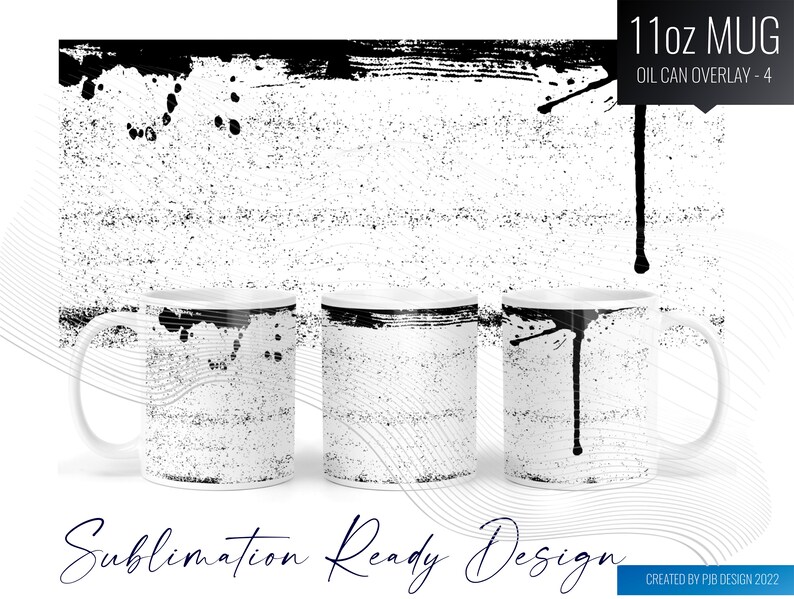 Oil Can Texture Overlay Mug Wrap 4 Make Your Own Oil Can - Etsy