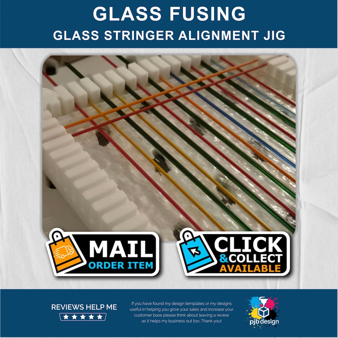 10cm Glass Stringer Jig: 3D Printed Fusing Tool With Storage Bag - Etsy UK