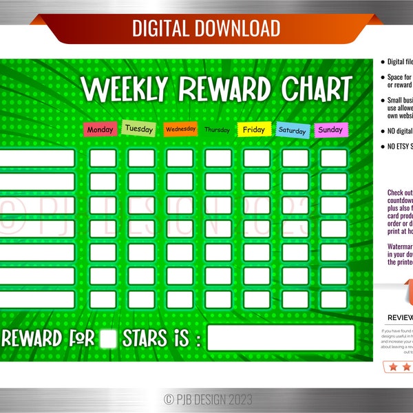 Blank Time Slot Chart - Etsy